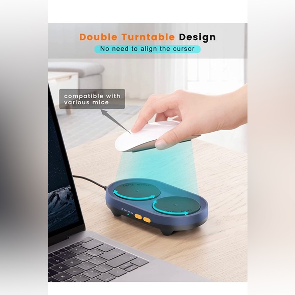 Starviky | Computers, Laptops & Parts | Starviky Dual Turntable Mouse ...